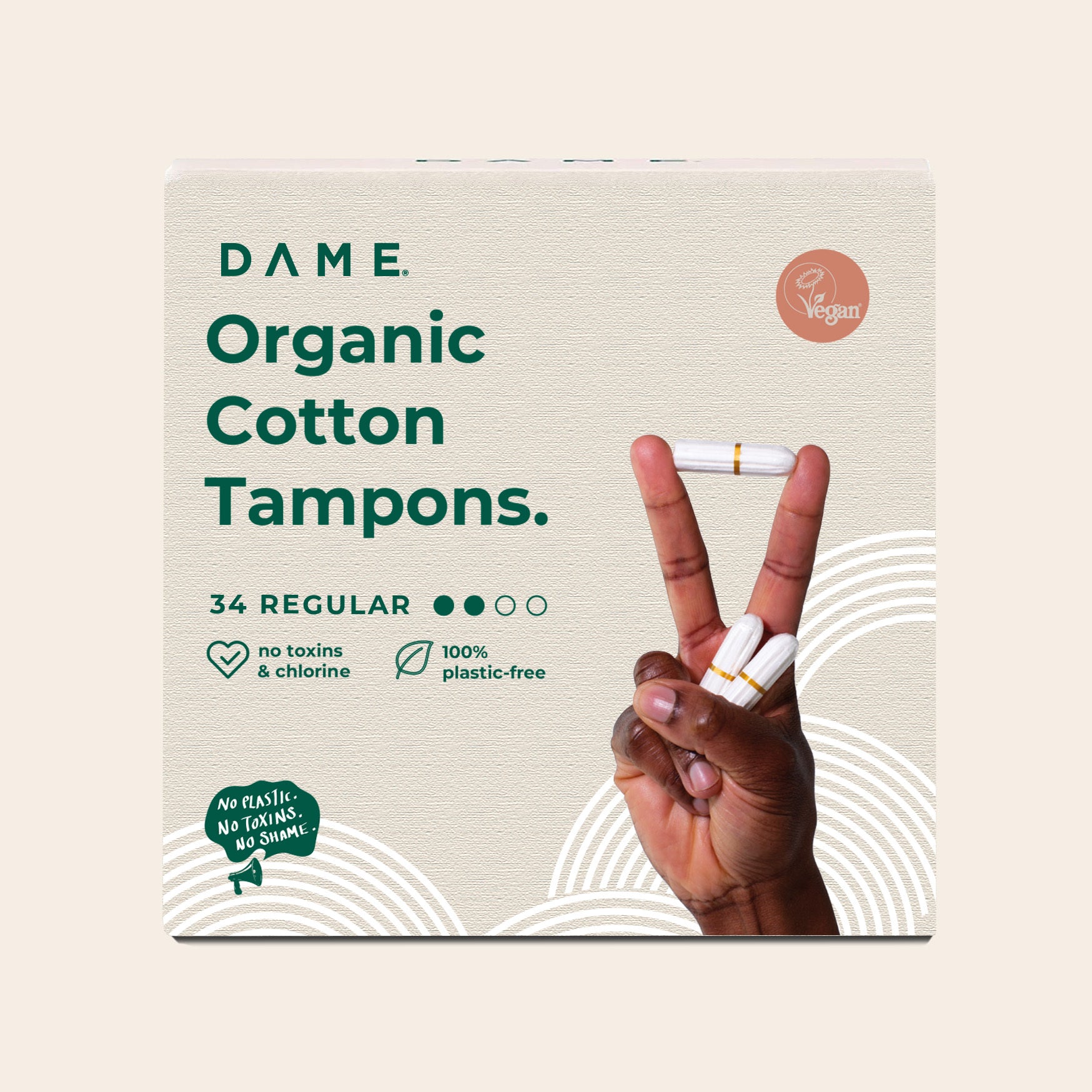 Organic Cotton Tampons | Sustainable Period Care – DAME.